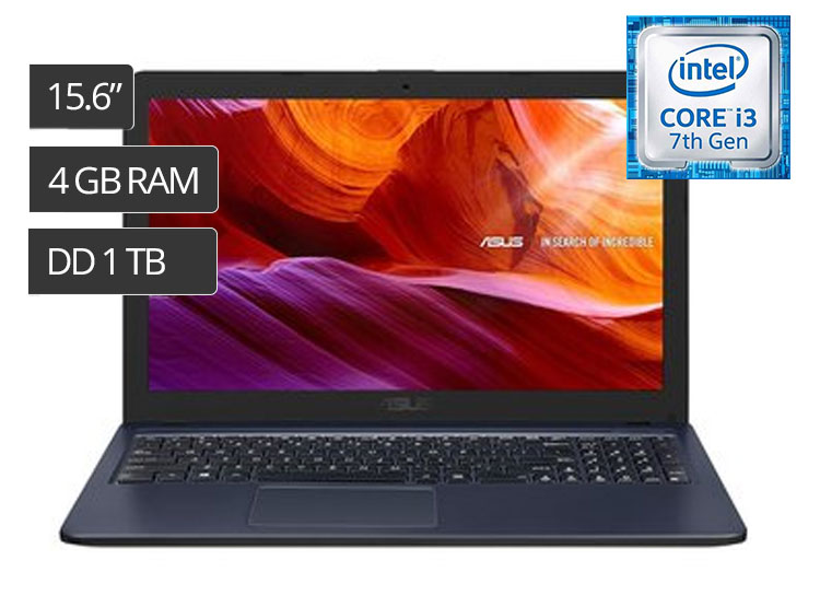 LAPTOP ASUS X543U I3-7020U (X543UA-GQ1712) 15.6" - I3 - 1TB - 4GB - DVD ...